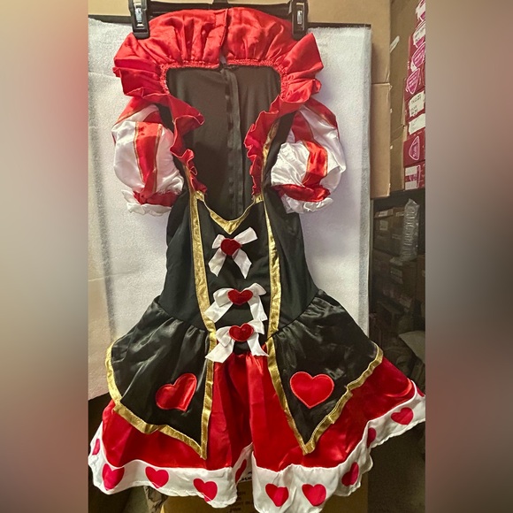 Spirit | Dresses | Spirit Red And Black Queen Of Heart Dress | Poshmark